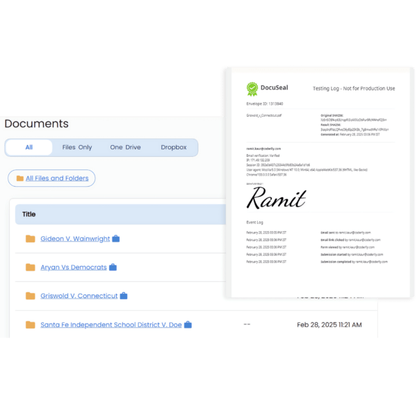 Electronic Signature | eSignature for Legal - MatterSuite